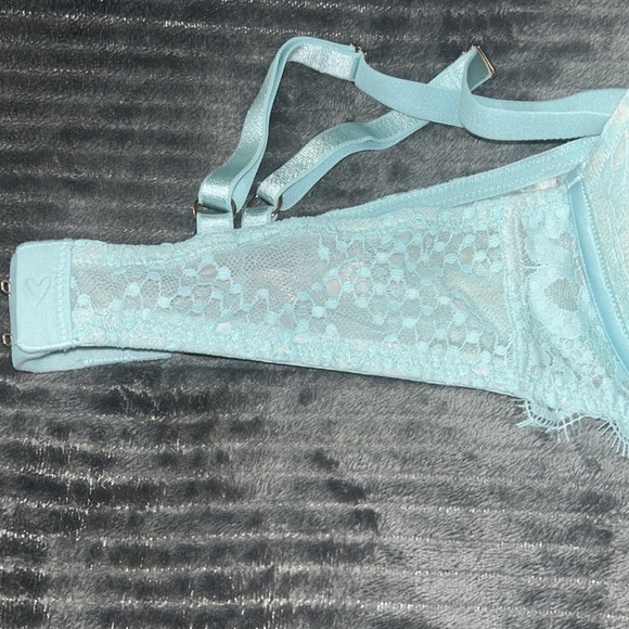 Victoria's Secret | Intimates & Sleepwear | Light Blue Lace Push Up Bra ...